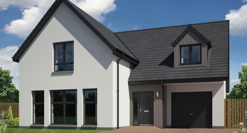 4 bedroom detached Culbin with sunroom for sale in Forres - plot 509 ...